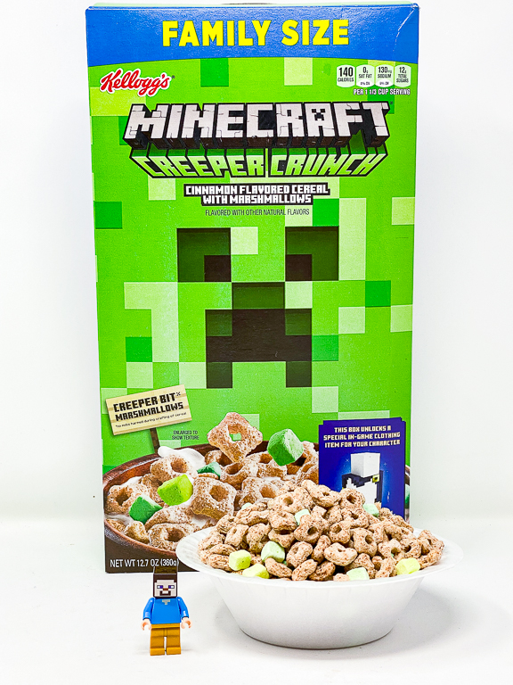 Tales of the Flowers: Saturday Morning Cereals - Minecraft Creeper Crunch