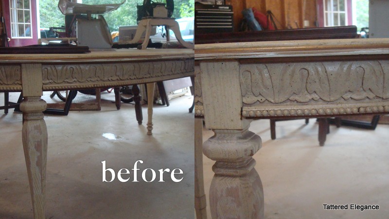 Tattered Elegance: Tables~ Before & After