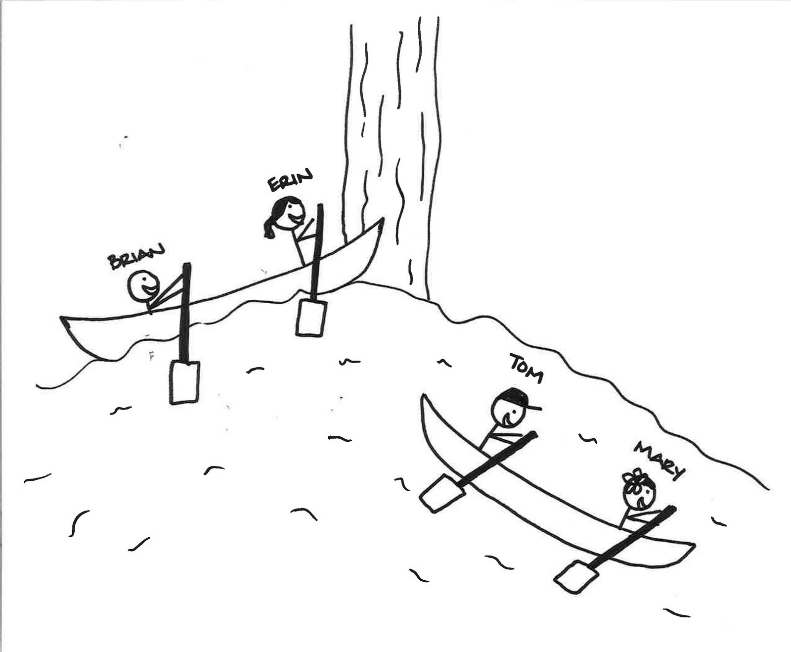 Just BE Plus Three: Stick Figures