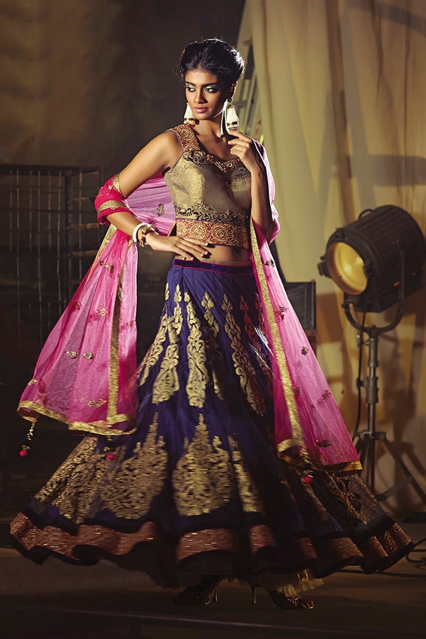 Bollywood Actress Saree Collections: Buy Online Enticing Lehenga Cholis