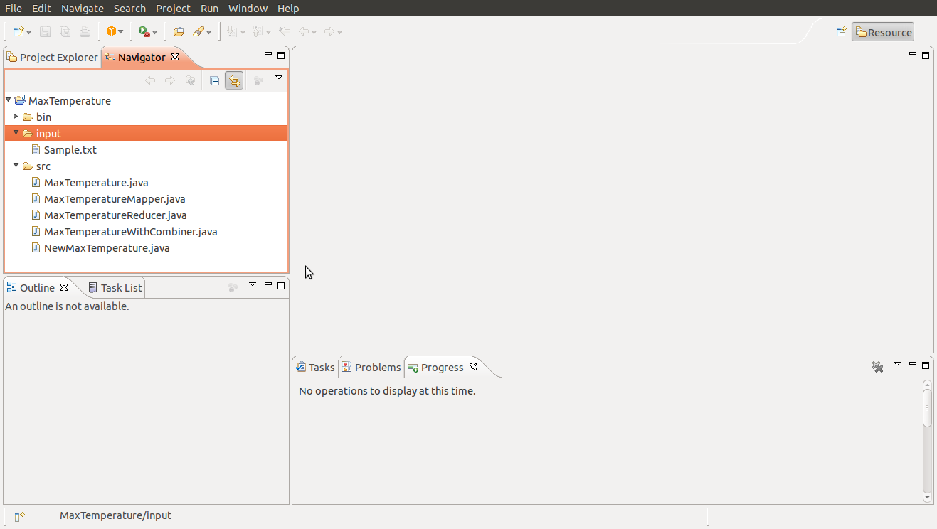 Nikhil Sarvaiyes Blog Debugging A Java Hadoop Mapreduce Program In Eclipse
