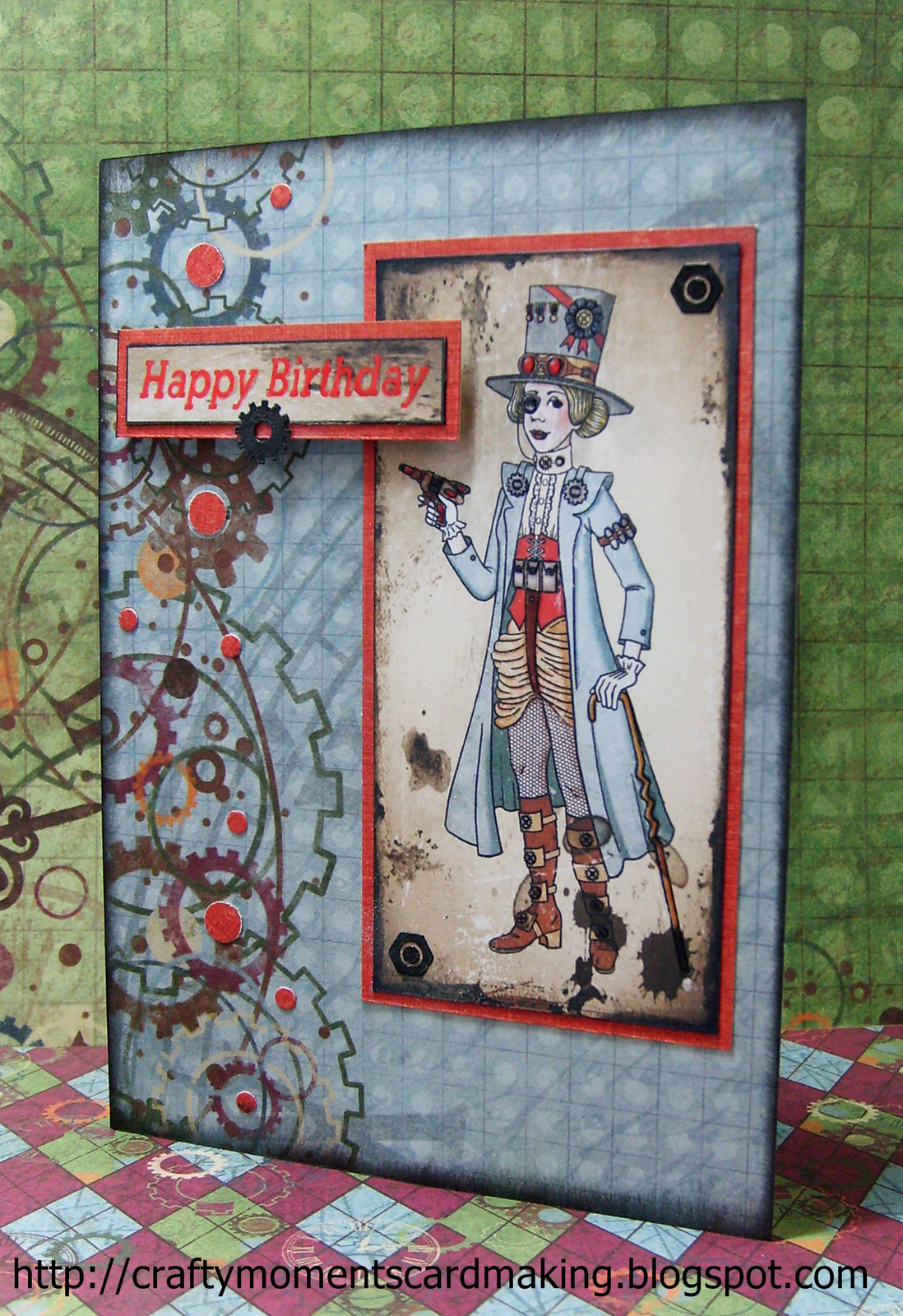 Crafty Moments: 2 STEAMPUNK CARDS