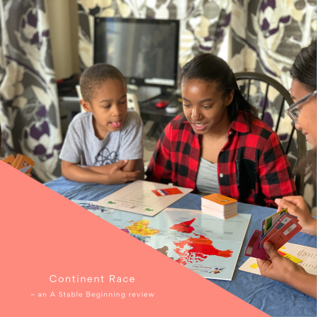 A Stable Beginning: Educational Family Board Games: Continent Race ~ a ...