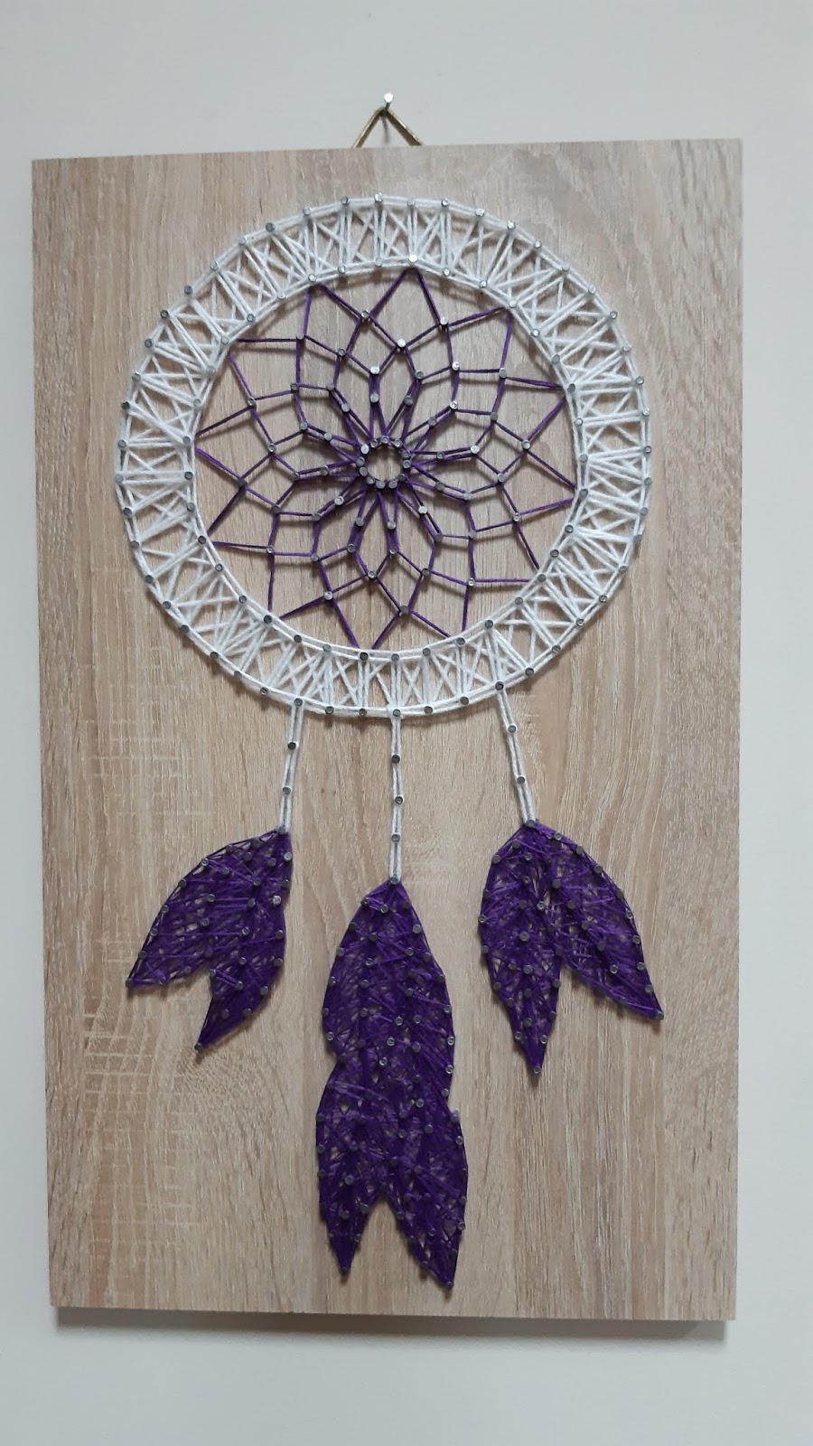 Handmade Aly: String Art - DREAM CATCHER