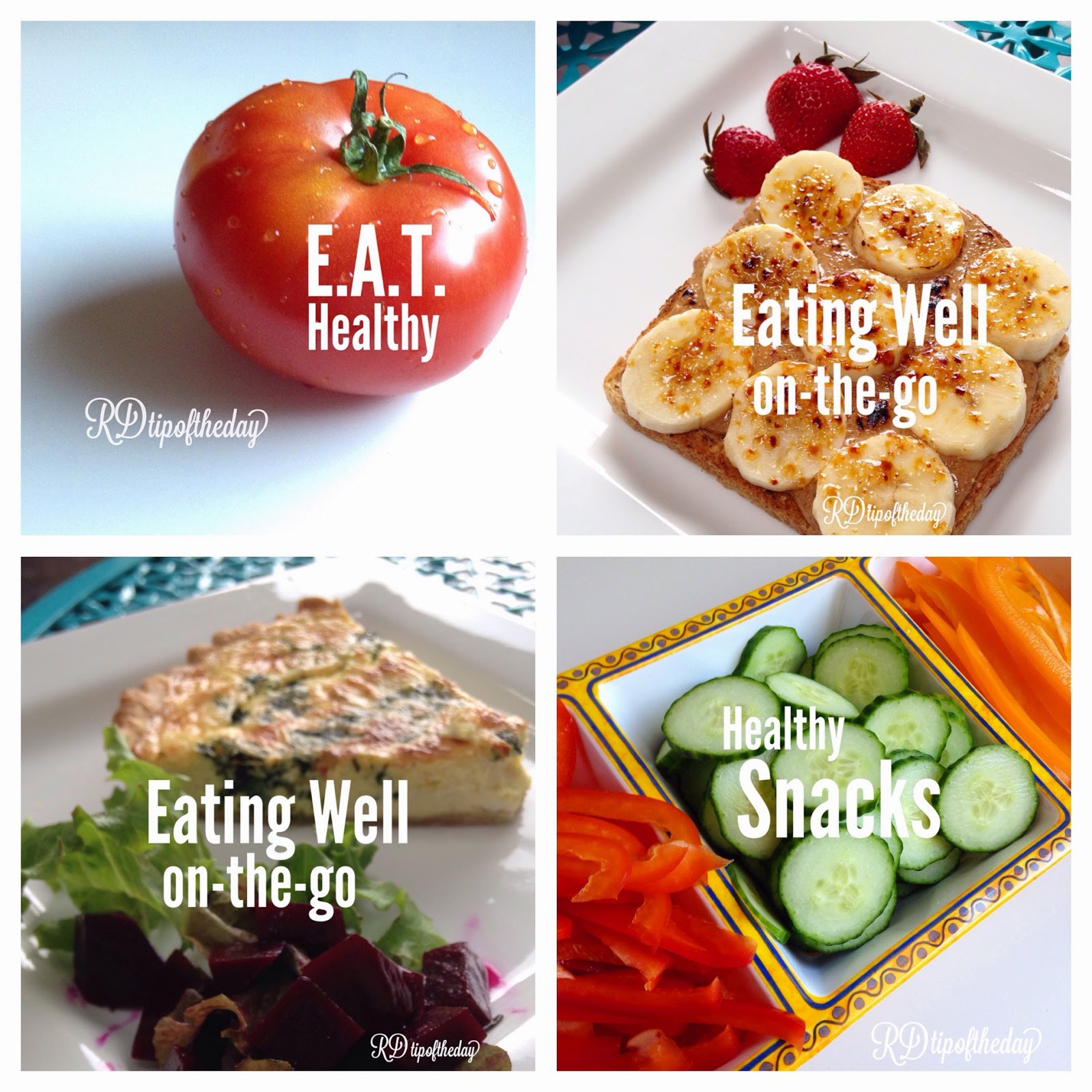 RD Tip of the Day : Television Appearance and Healthy Snack Series Roundup