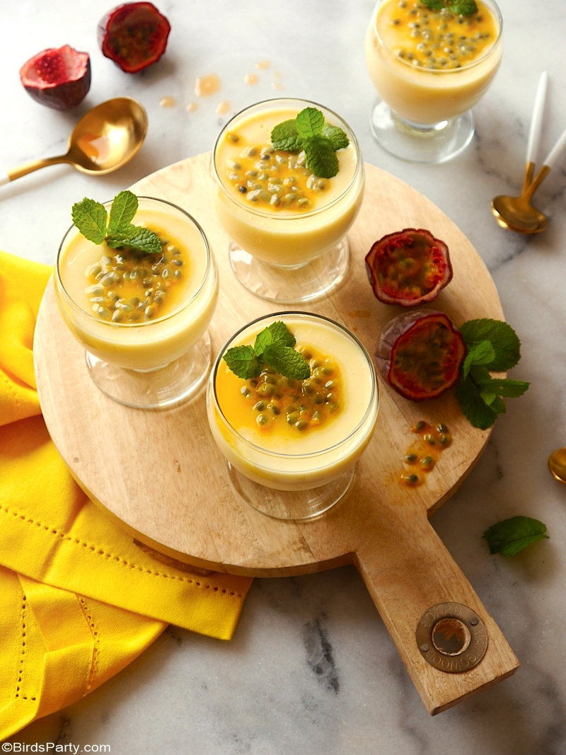 Brazilian Passion Fruit Mousse Recipe - Party Ideas | Party Printables Blog