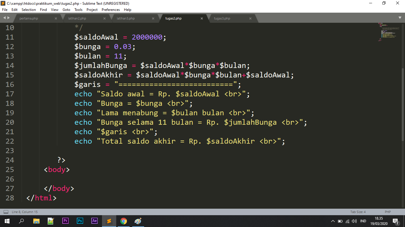 Modul halaman 30 PHP & JavaScript
