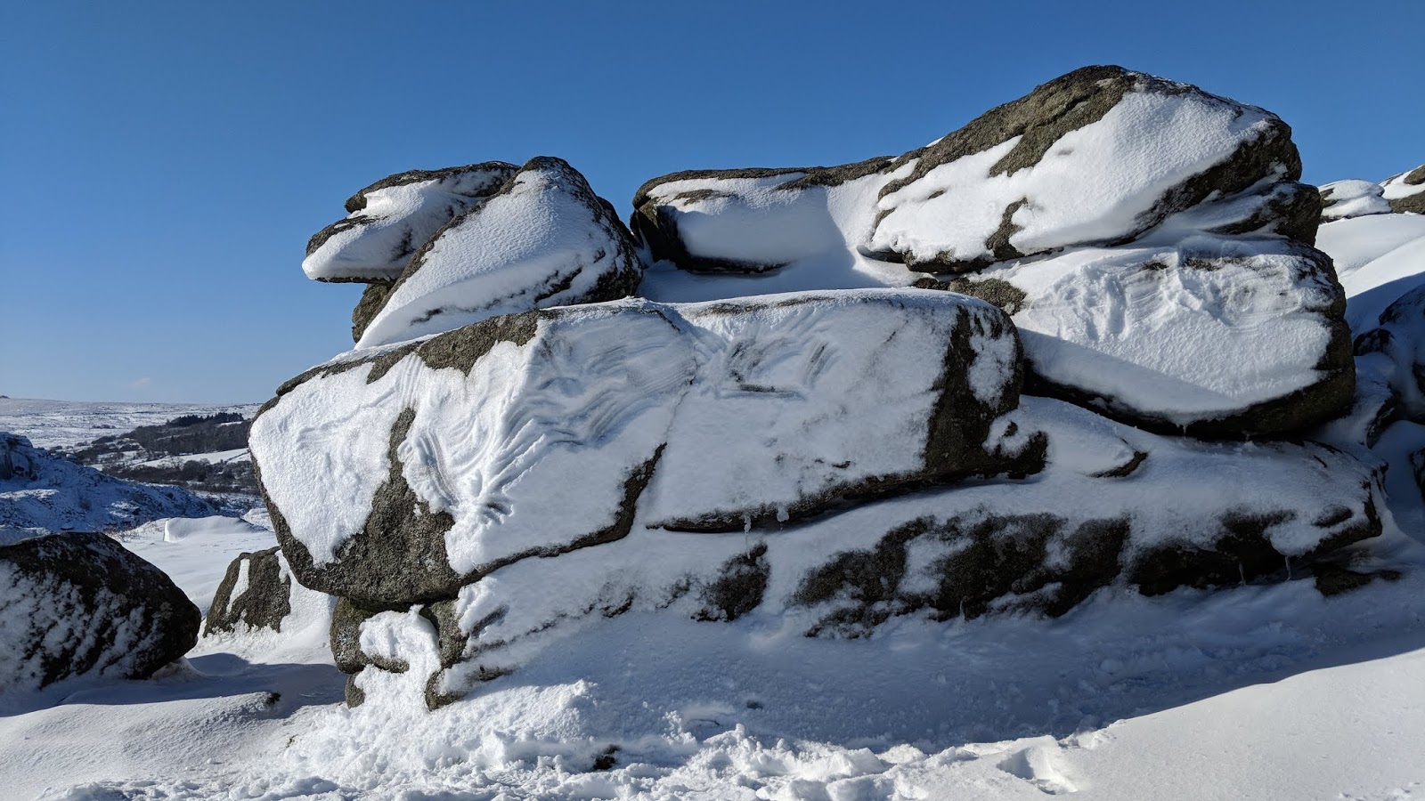 Max Piper - Tor Bagger: Dartmoor: Slade Cross to Bag Tor (in the Snow)