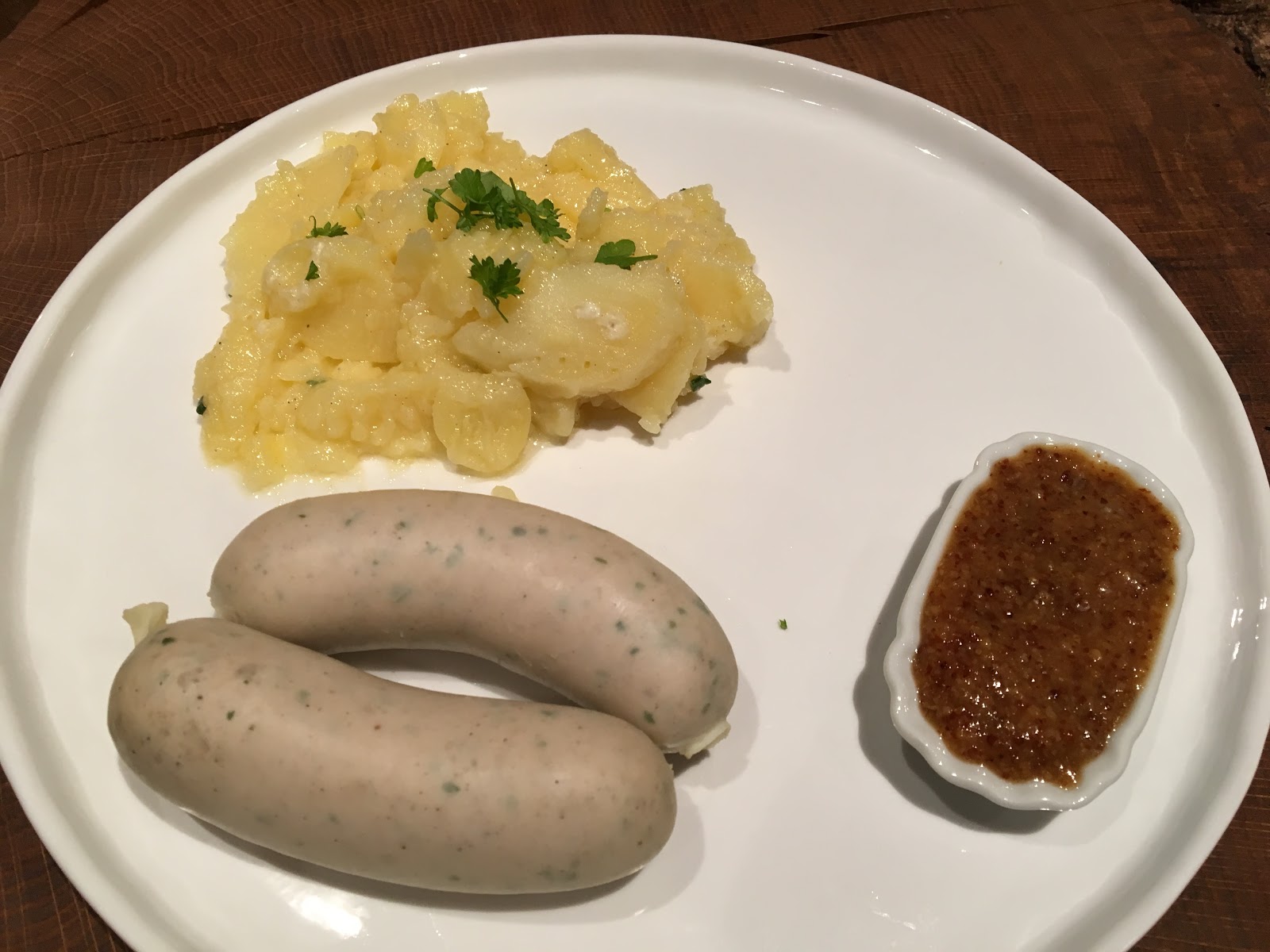 Das Auge isst mit!: 5. Oktober 2016: Weißwurst mit Kartoffelsalat und ...