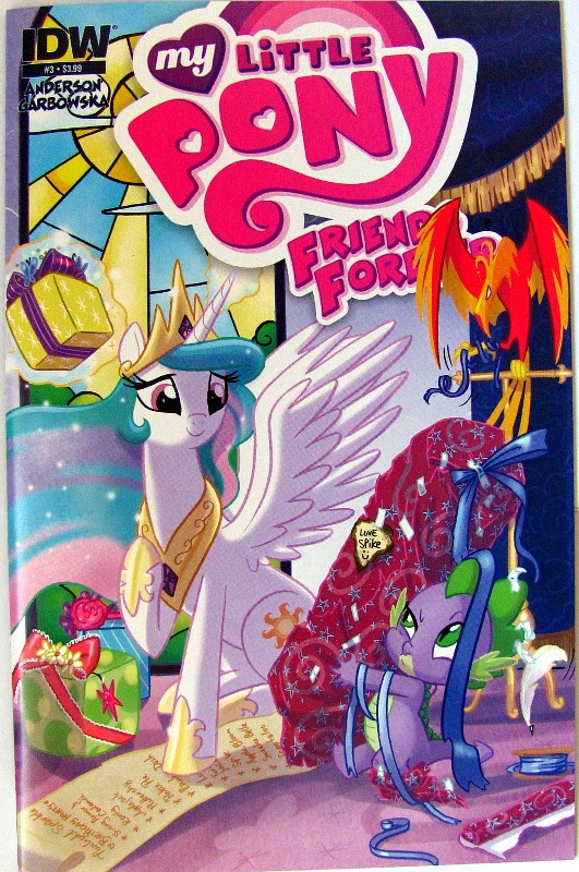 Louder Yay: Comic review: MLP Friends Forever #3: Spike & Celestia