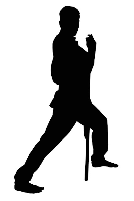 Panchabootha International Martial Arts Academy: Silambam Clipart , vector