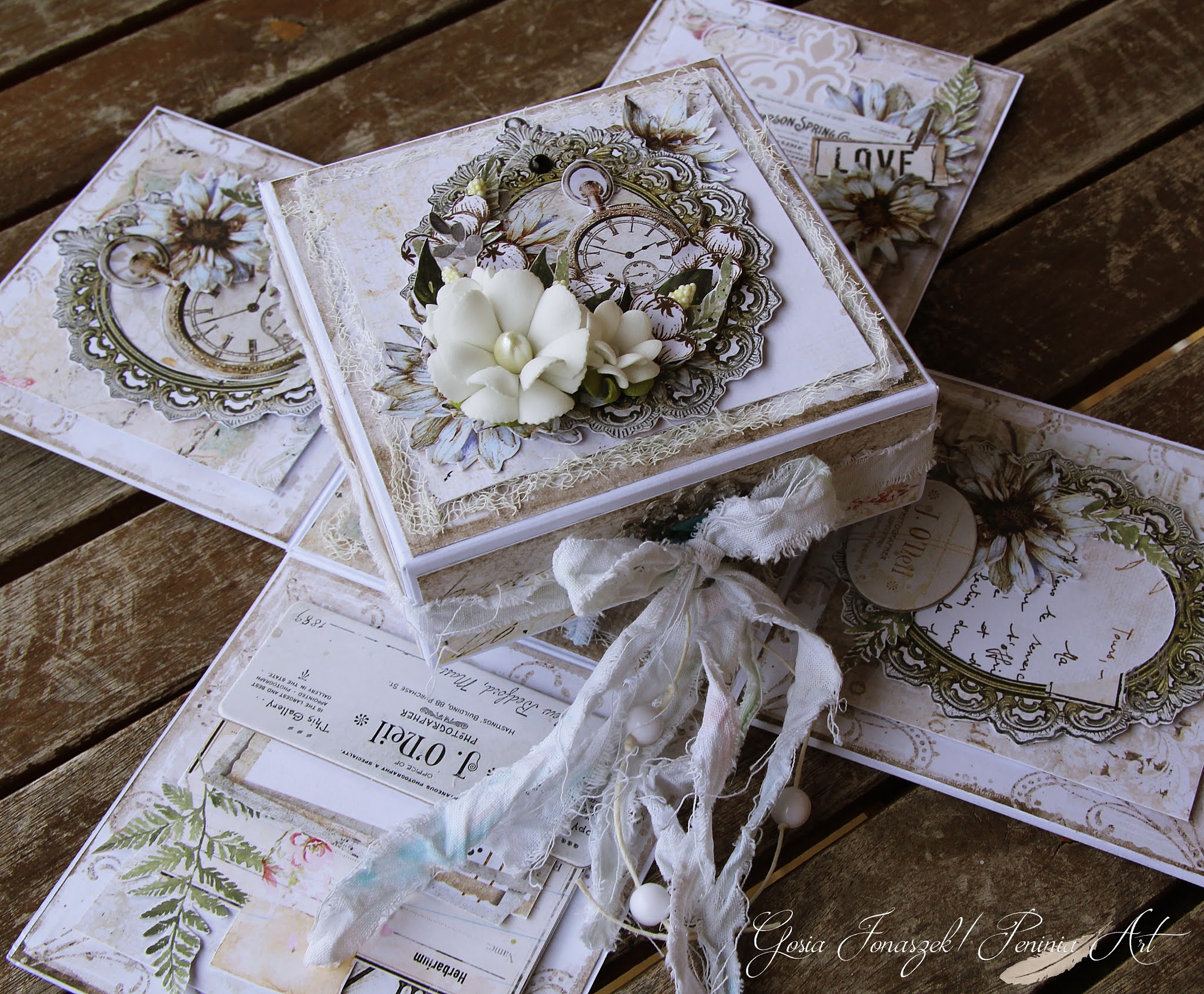 Peninia Art...: Romantyczny exploding box