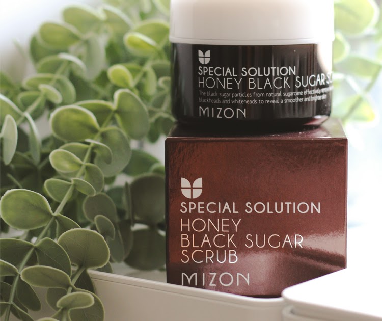 RECENZE: Mizon Honey Black Sugar Scrub — just skincare things
