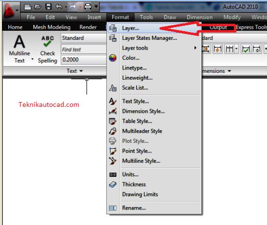 Cara Membuat Layer Pada AutoCAD