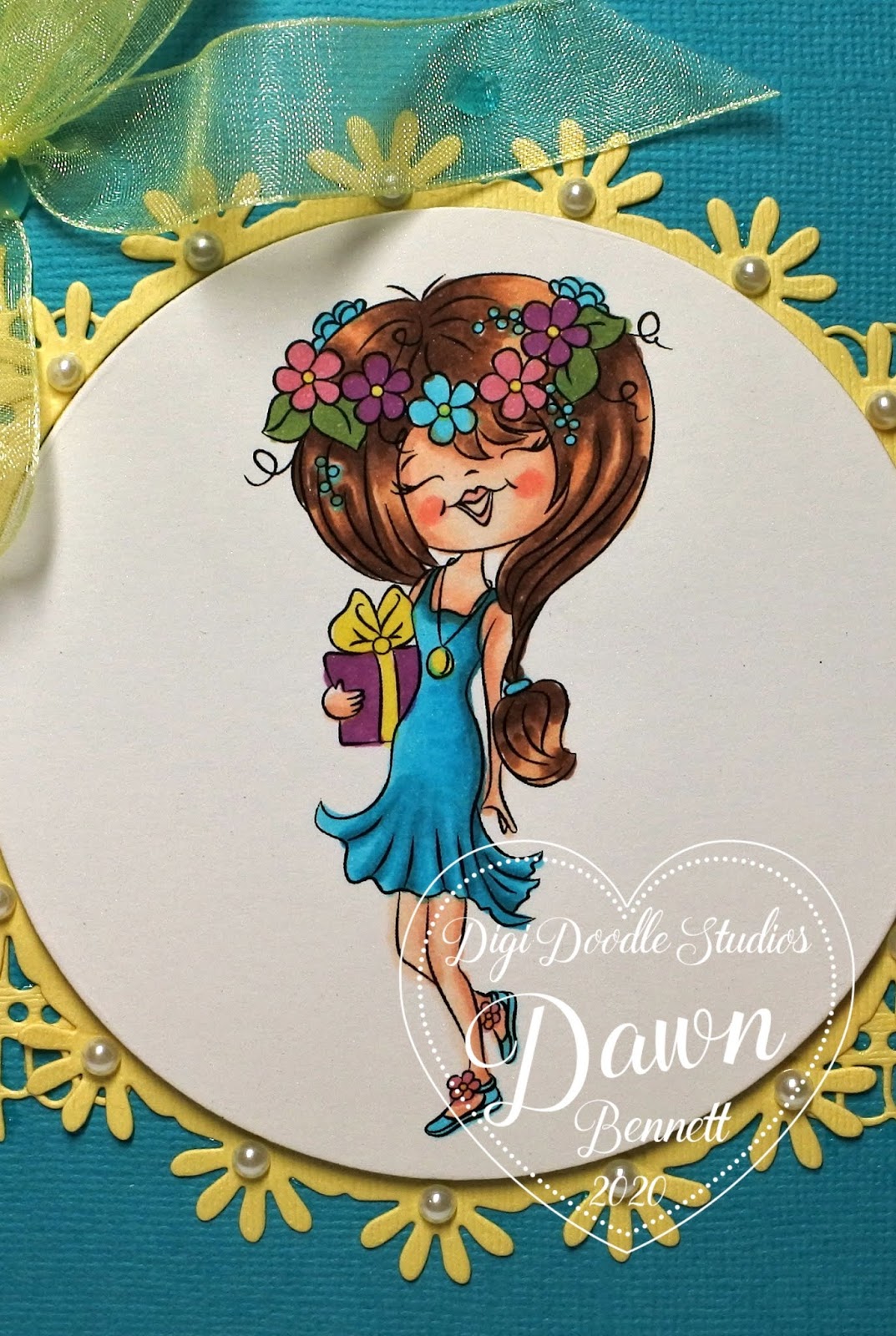 Dip 'n Dots Creations: Digi Doodles Poppi Mae Birthday