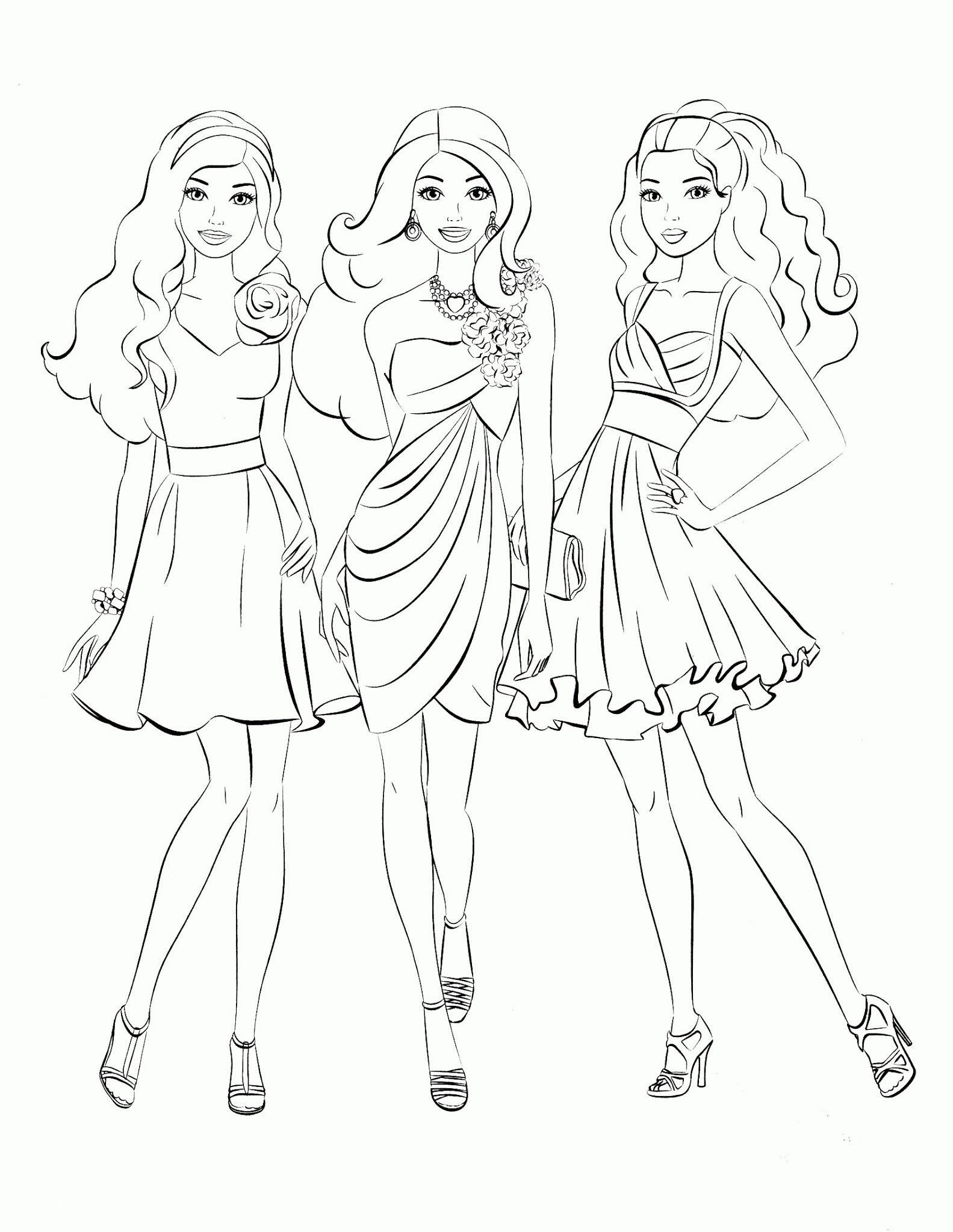 Coloring Pages For Girls 3 ~ Coloring Pages