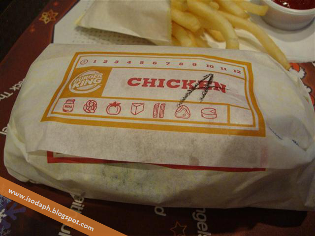 Burger King : Extra Long American Chicken Sandwich | iSoda Philippines