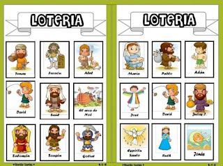 ERLIJIOKO IRAKASLEA: Lotería personajes bíblicos / Bibliako pertsonaien ...