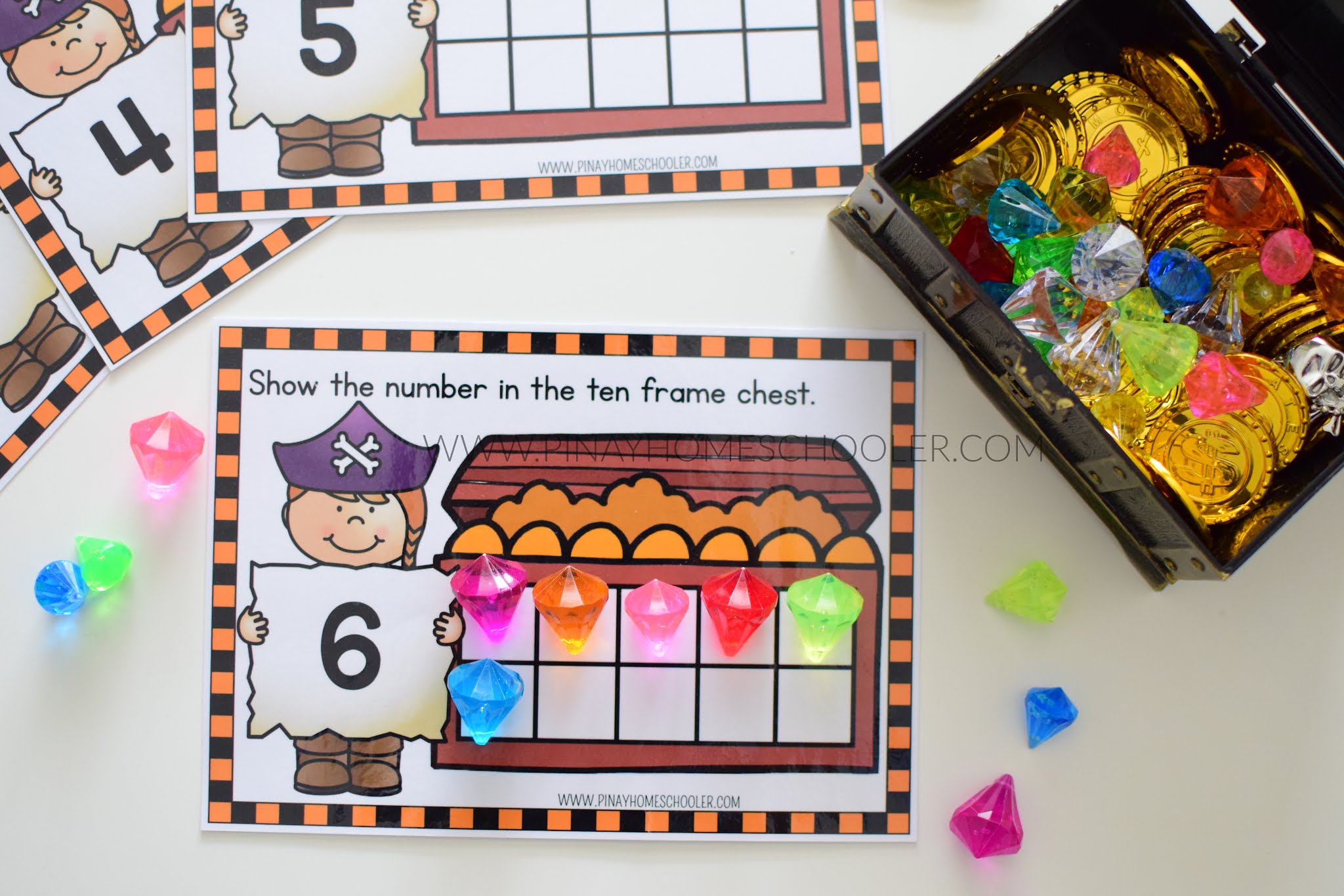 Pirates Preschool Math and Literacy Mini Unit | The Pinay Homeschooler