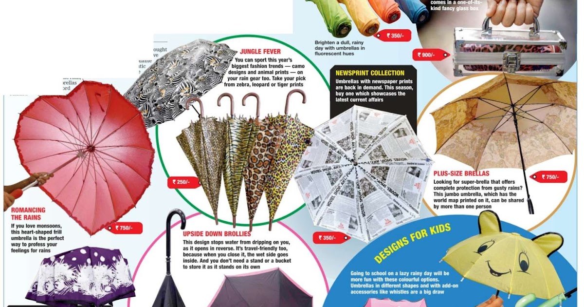 Art And Fashion Different Types Of Umbrellas Art And Fashion Different Types Of Umbrellas