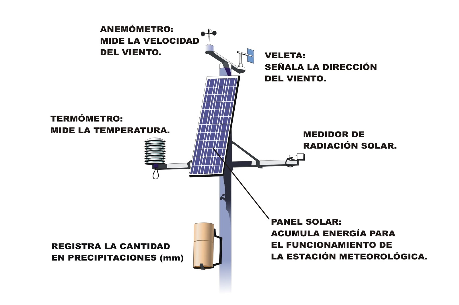 ¡5.º A, se siente!: Estación meteorológica