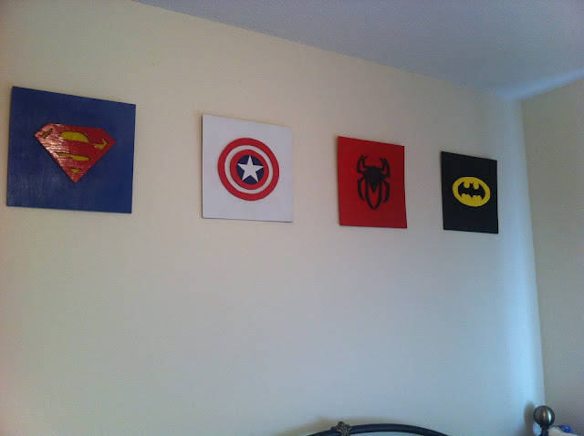 Harmon Homes - How To: Super hero wall decorations