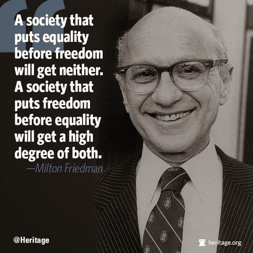 90 Miles From Tyranny : Milton Friedman On Egalitarianism..