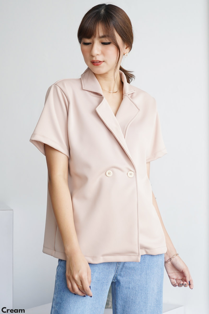 Blazer Lengan Pendek Pamela