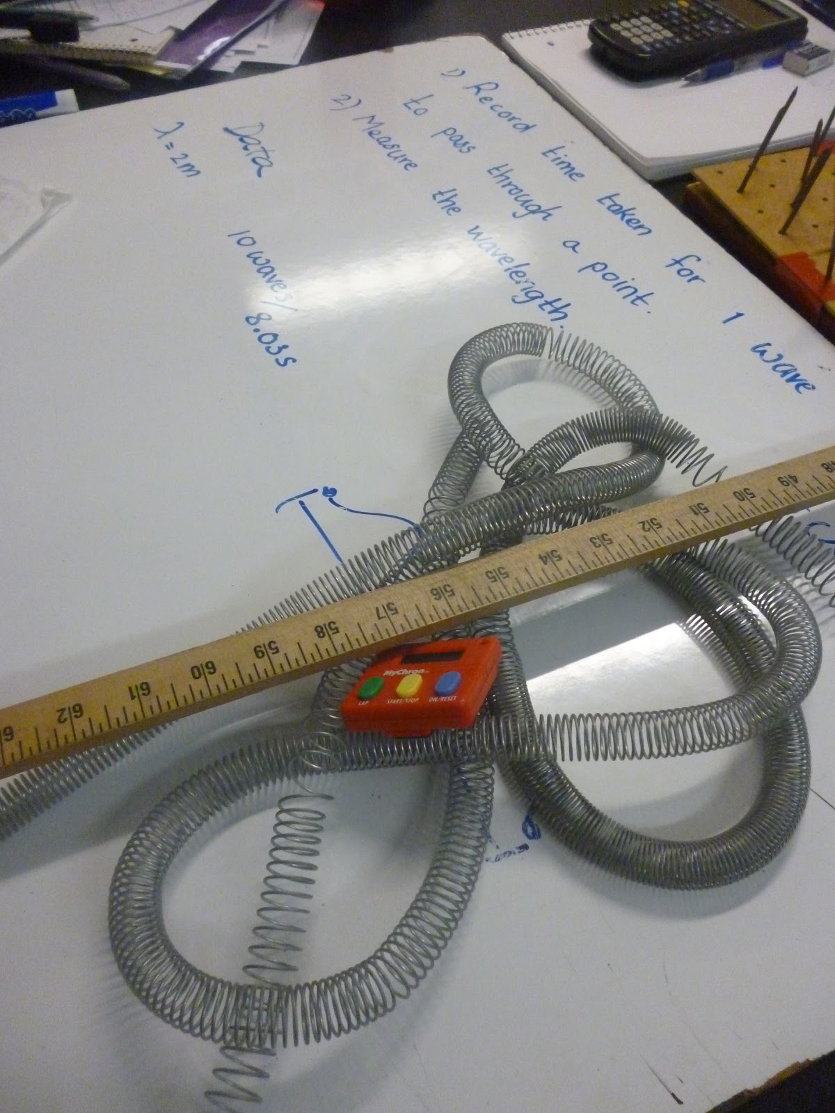 Physics 4C fmlin: Experiment 3 : Speed of Transverse Wave