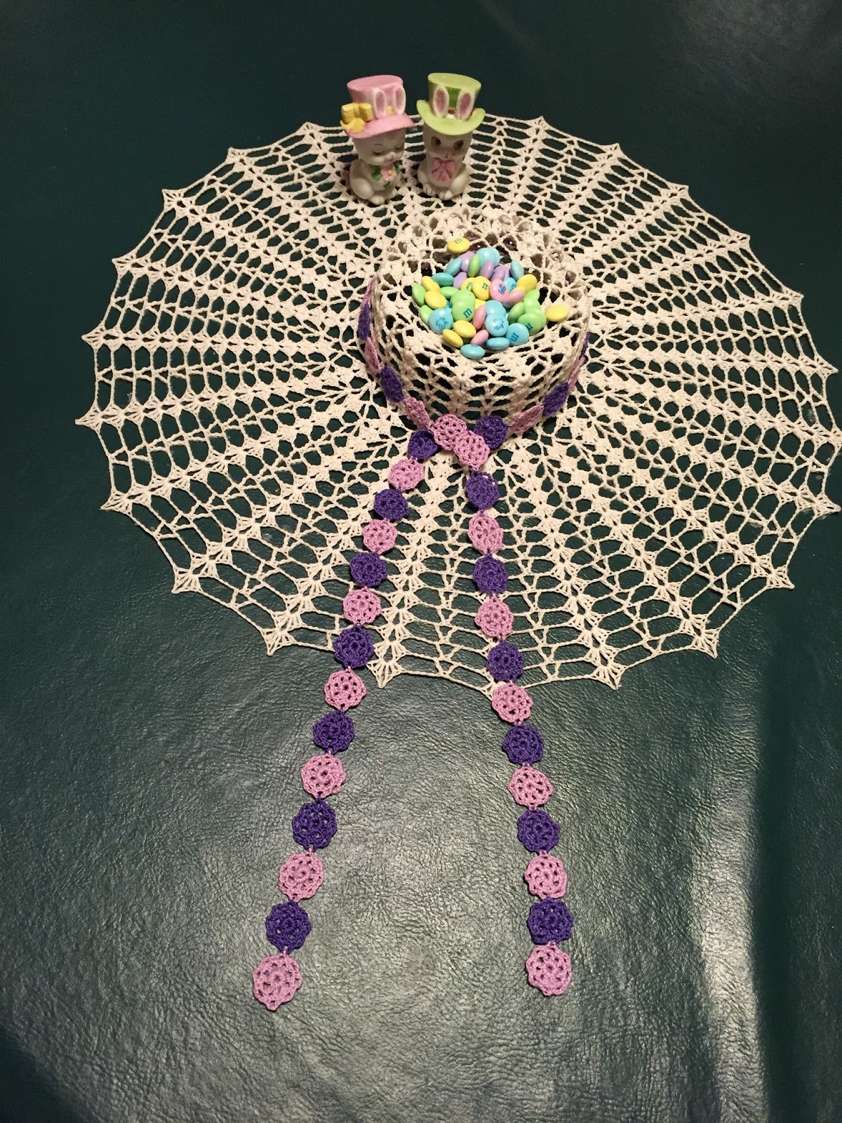 The Farmer's Wife Crochet: Spring Bonnet Hat Doily