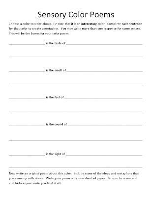 Using their crayons as inspiration (who wouldn't be inspired by colors ...