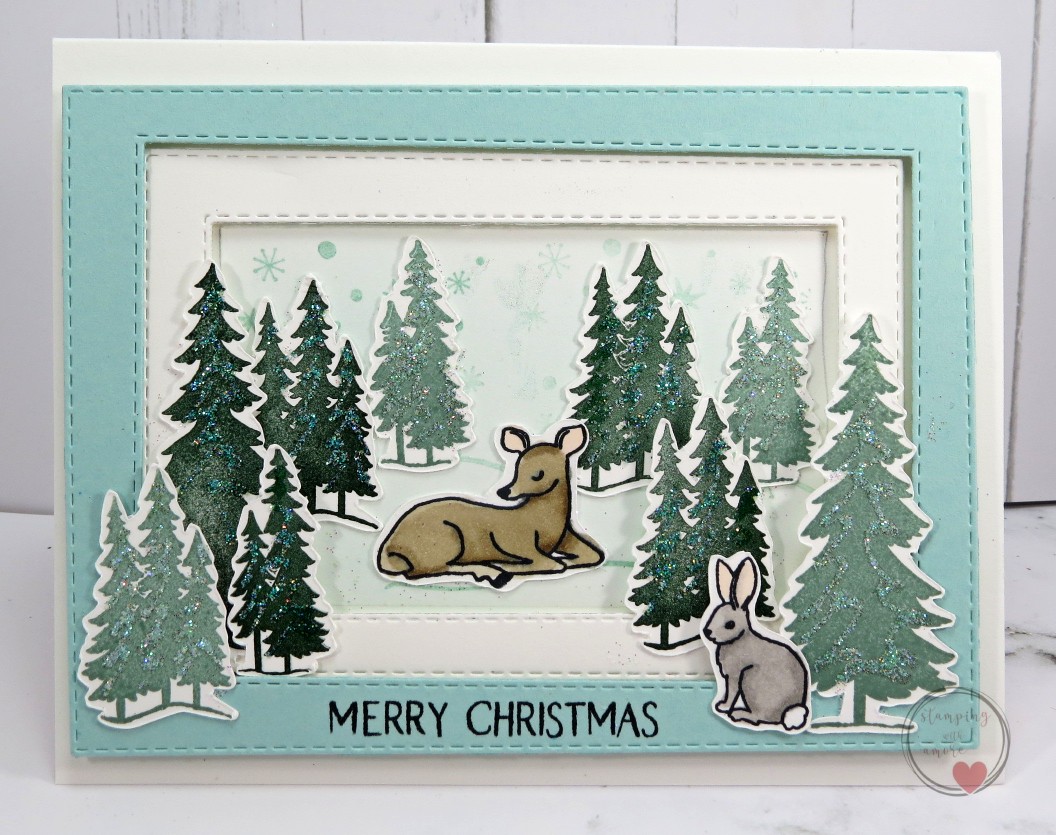 Stampingwithamore: CHRISTMAS DIORAMA CARD- THE EASY WAY