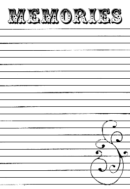 Sweetly Scrapped: Printable Memories Journaling Card