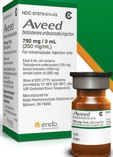 دليل الأدوية العالمي: Aveed Vial حقن آفيد