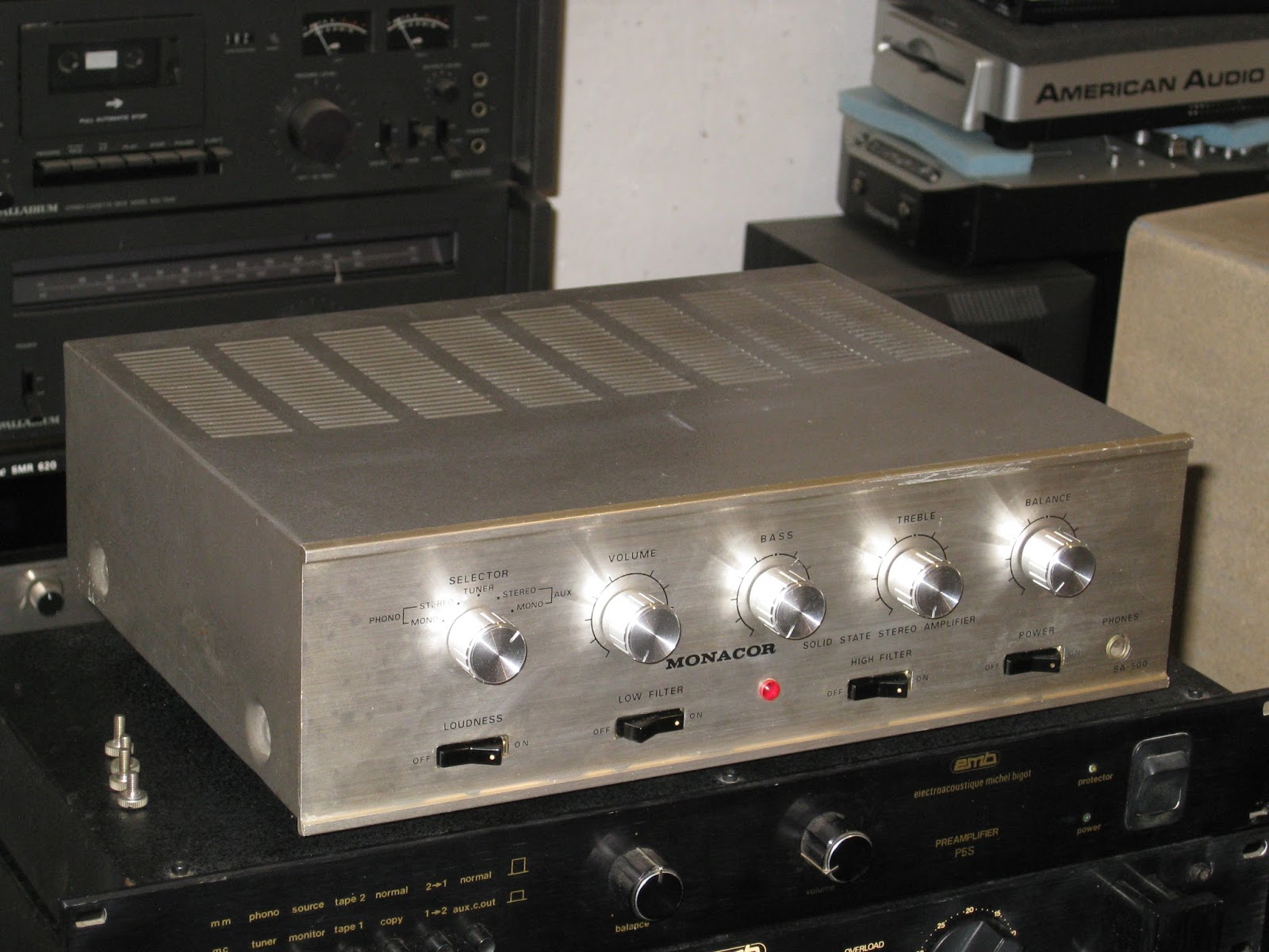 Infrequent Sound [sex.tex] technology: Monacor SA-500 Solid State ...