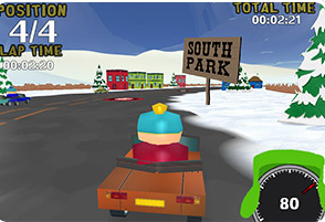 My Flash Game List: South Park Race 3D (南方公园卡丁车)