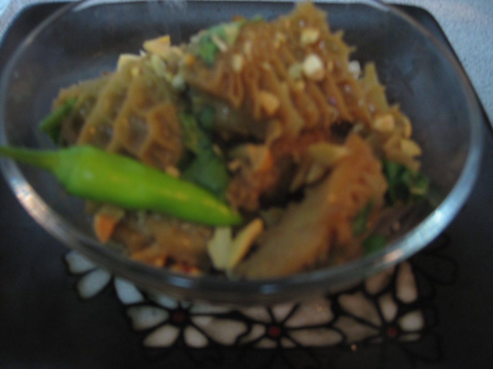 the mixed stew: Chinese-Style Beef Tripe