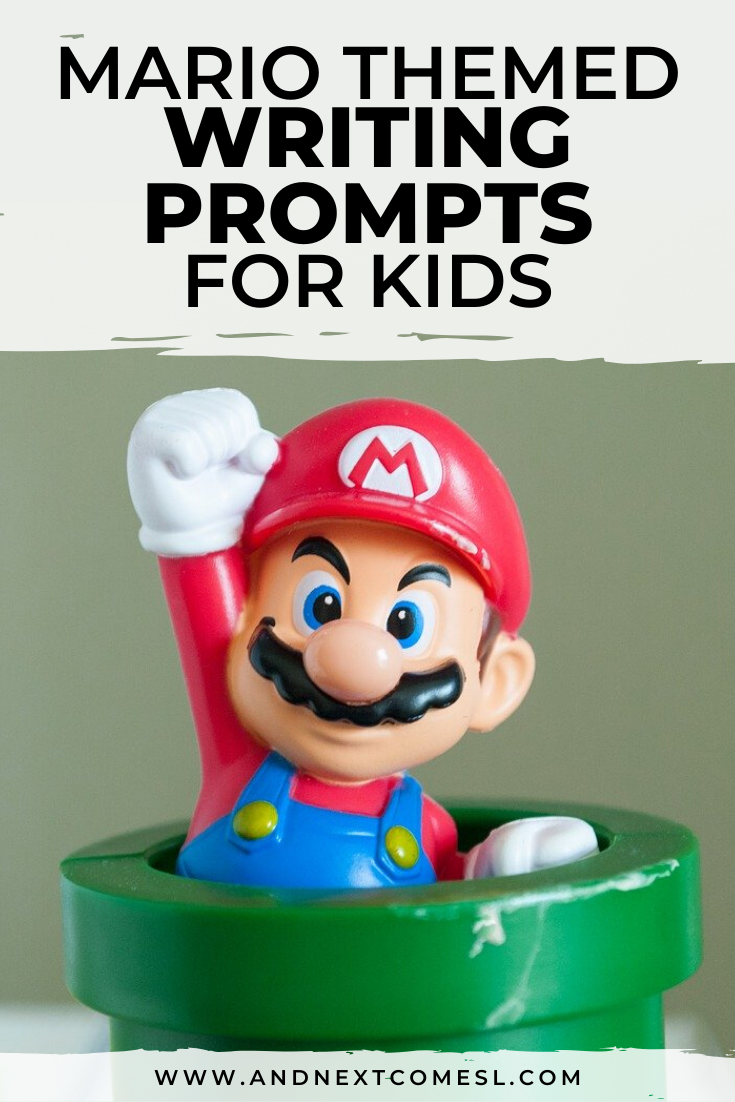 Mario Themed Writing Prompts for Kids {Free Printable!} | And Next ...