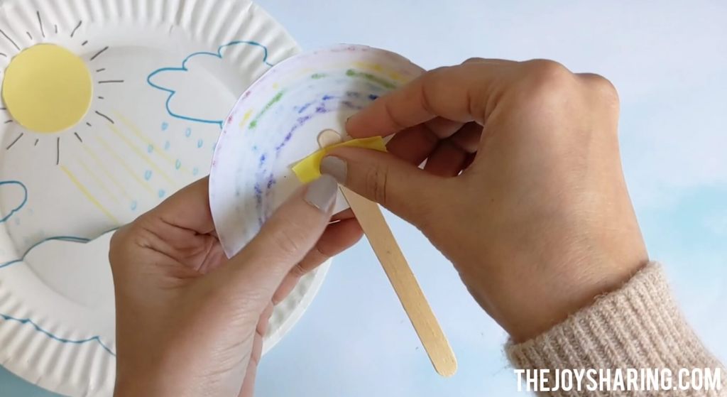 Rainbow Formation Paper Plate Craft - The Joy of Sharing
