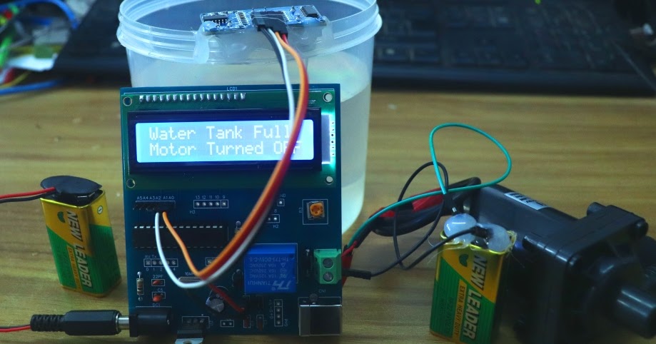 Automatic Water Pump Controller with lcd - Technology is Power