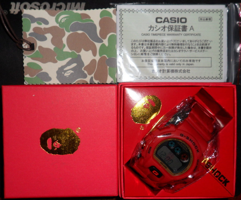 World Fashion Center: Pharrell Blings The Bape Casio G Shock DW 6900