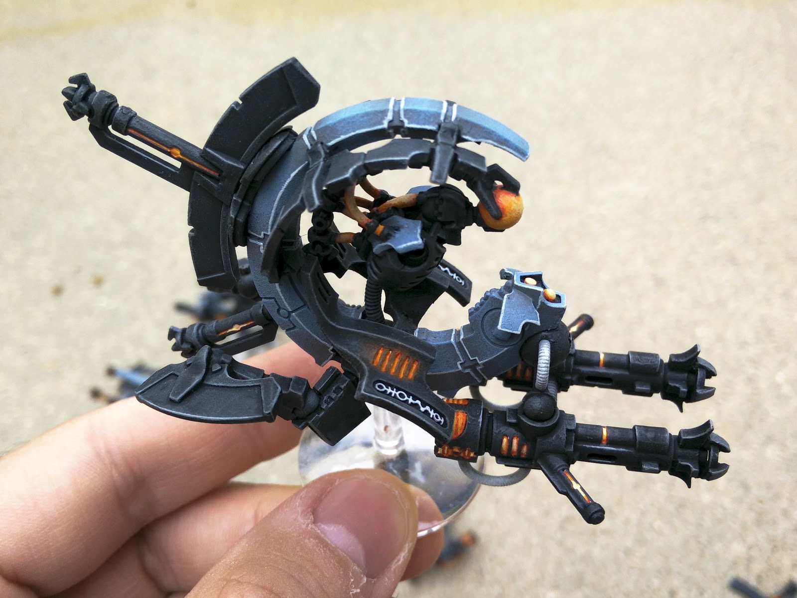 Necron Army Work in Progress pics: Tomb Blades Done!