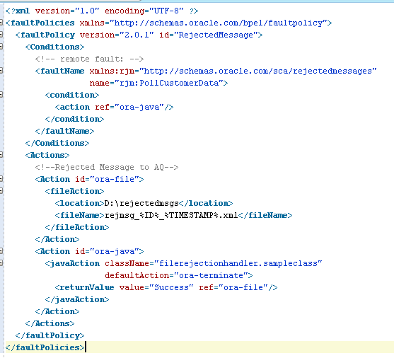 Soa 11g File Rejection Handler Part 5 Custom Java