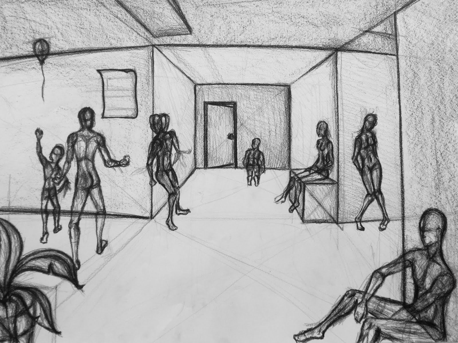 Portfolio: Freshman Year: Drawing & Figure