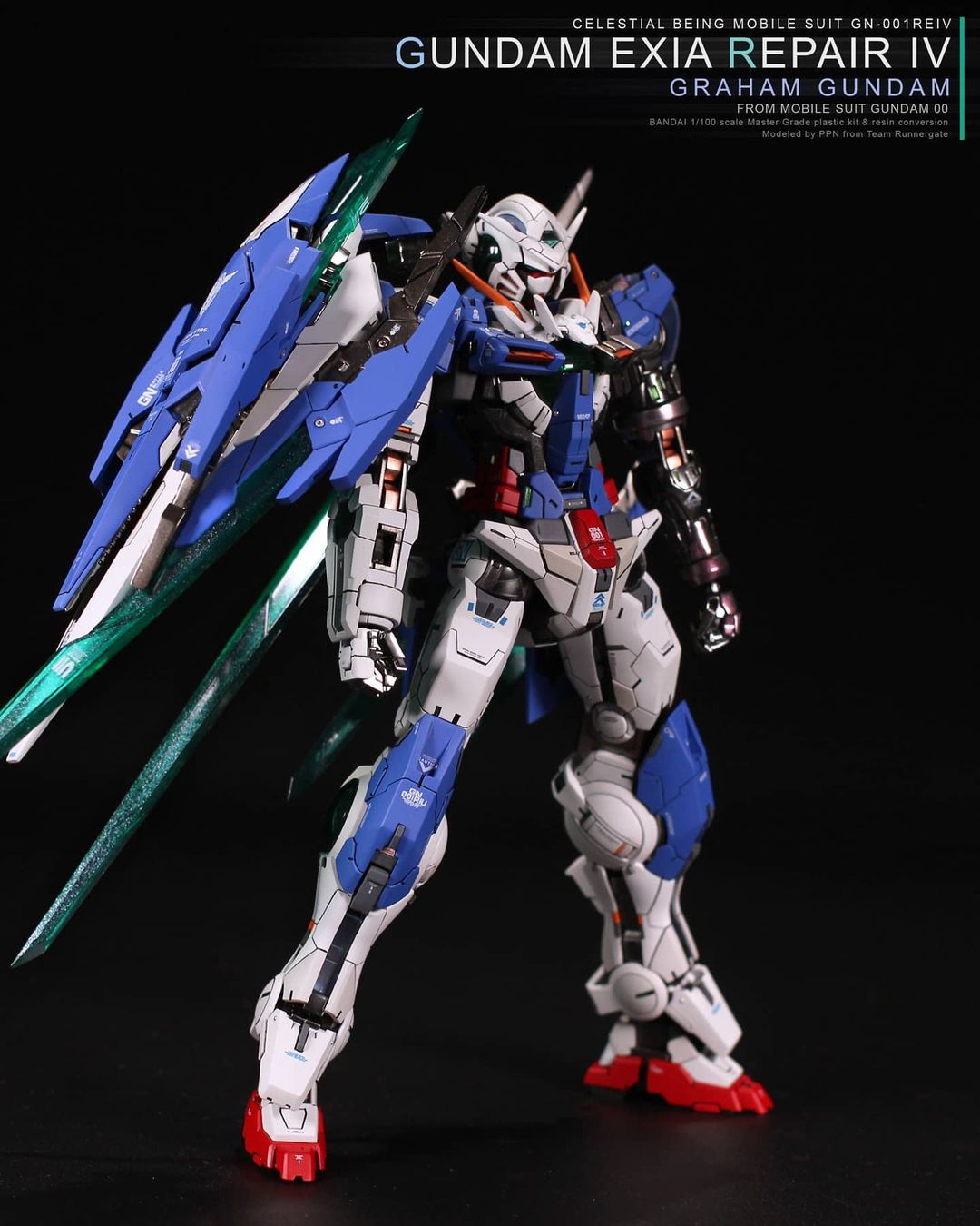 MG 1/100 Gundam Exia Repair IV Graham Gundam by runnergate - Pilot-Exia ...
