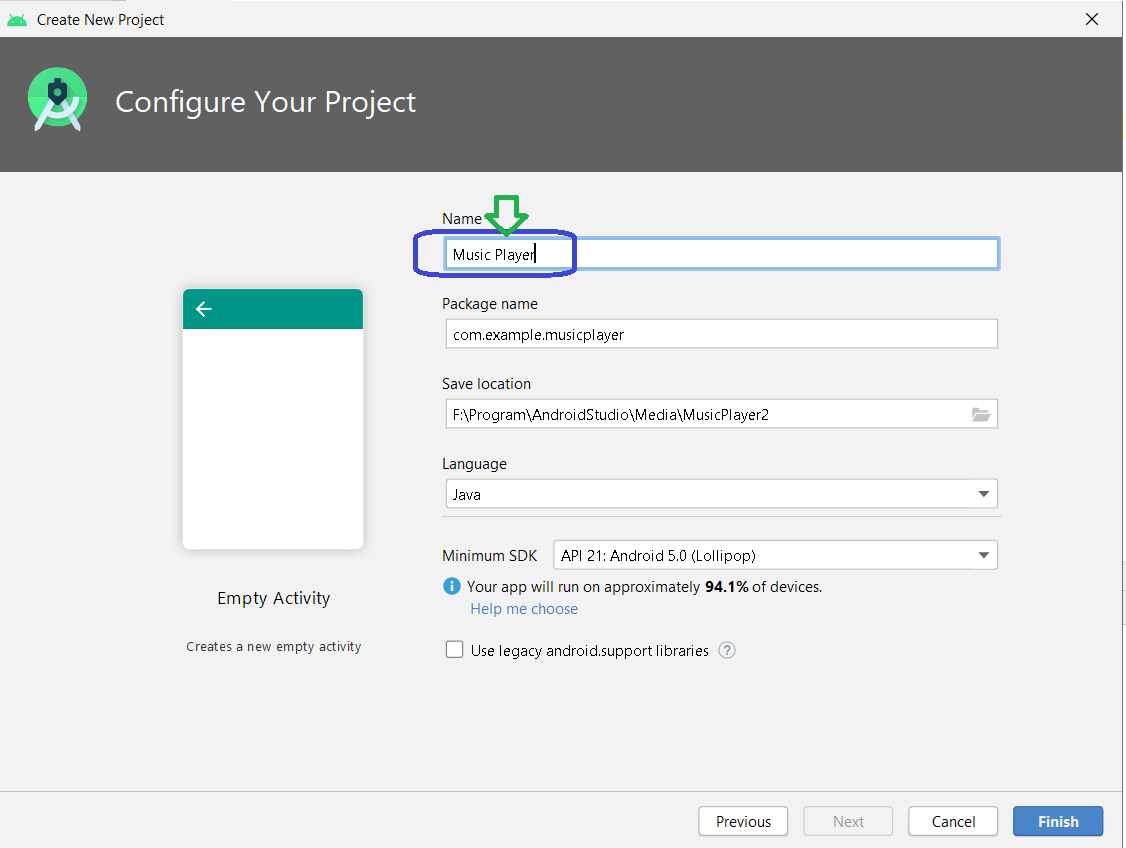 Create Music player android apps - Android studio