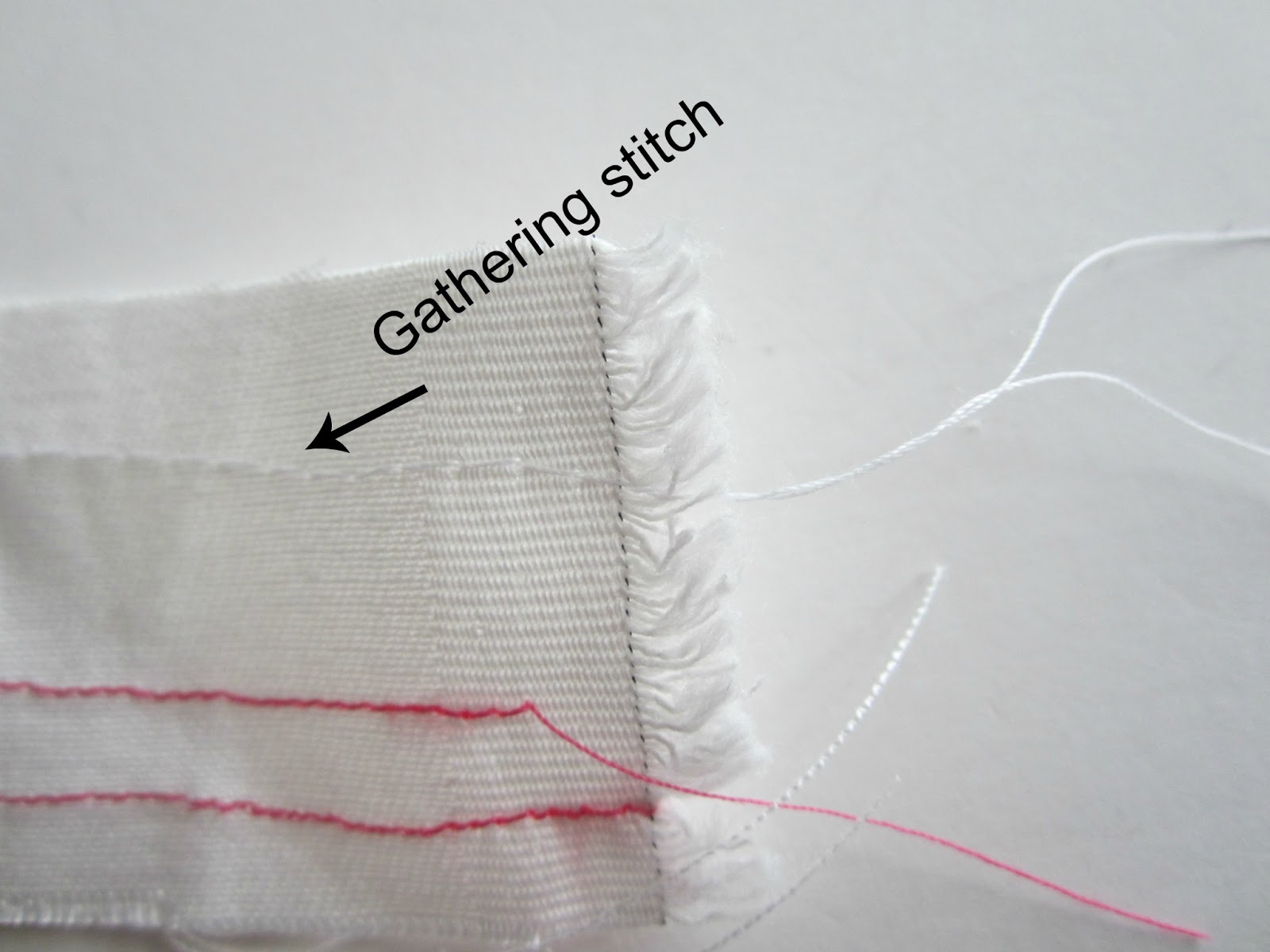 Sweet Magnolia Way: Tattered Fabric Flowers with Colored Thread Edging