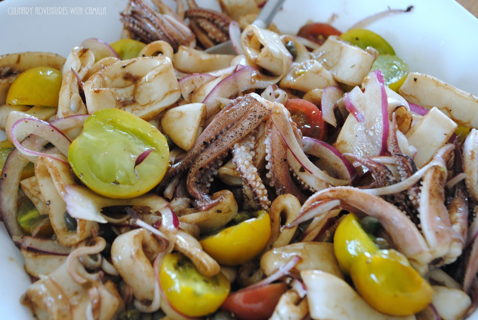 Marinated Squid Salad