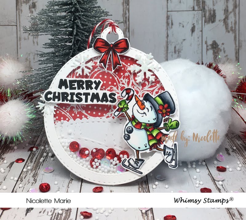 Stella Rue Studios: ~ Whimsy Stamps - Merry Christmas Gift Tag