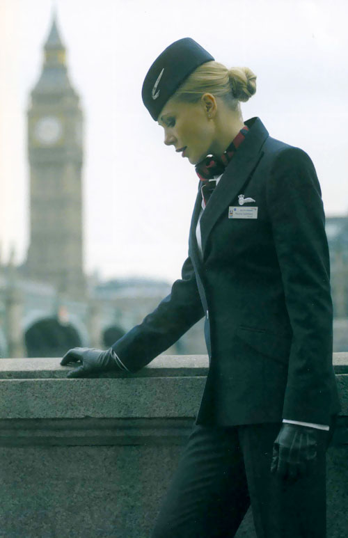 Cabin Crew Photos: British Airways Stewardess Uniform